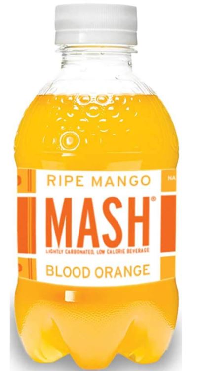 Mash Sparkling Fruit Drink, Low Calorie, Ripe Mango, Blood Orange - 20