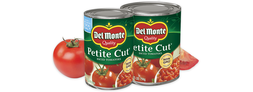 Del Monte Tomatoes, Diced, Petite Cut